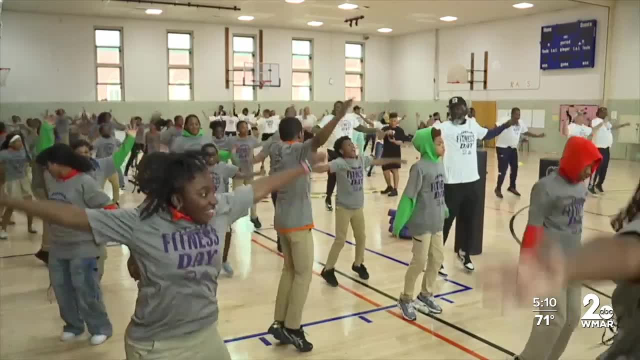 Ed Reed Foundation hosts fitness day for Baltimore students