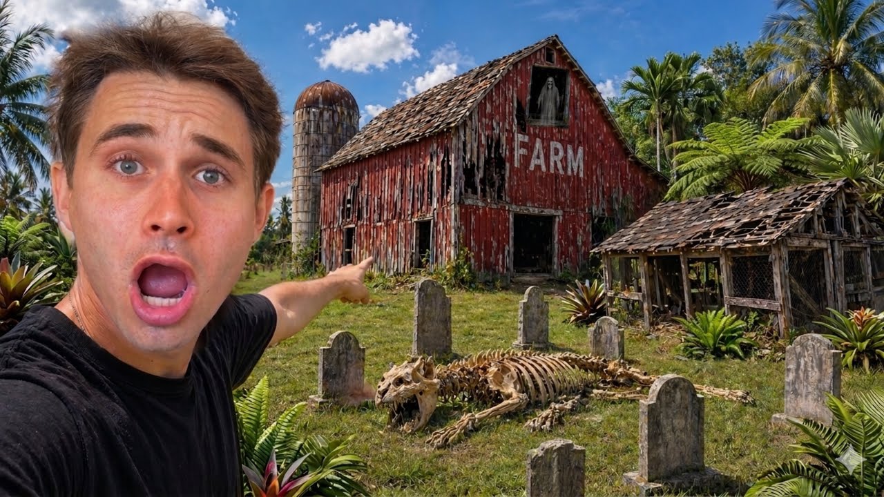 I found animals inside this haunted farm