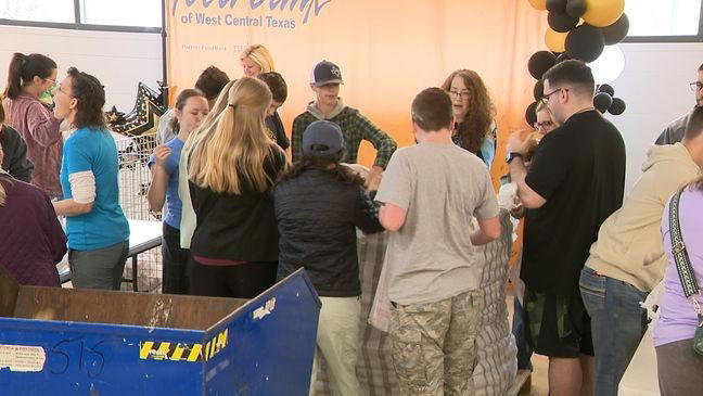 45,000 pounds of dry goods donated to the Food Bank of West Central Texas