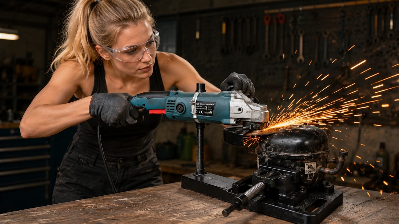 I Build a SECRETS Angle Grinder Tool... It Cuts Metal Faster Than ...