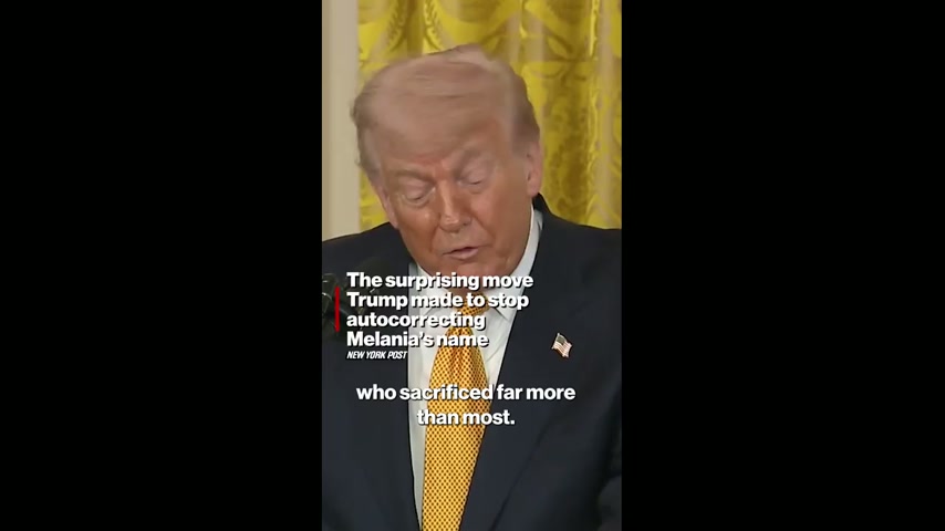 The surprising move Trump made to counter autocorrect