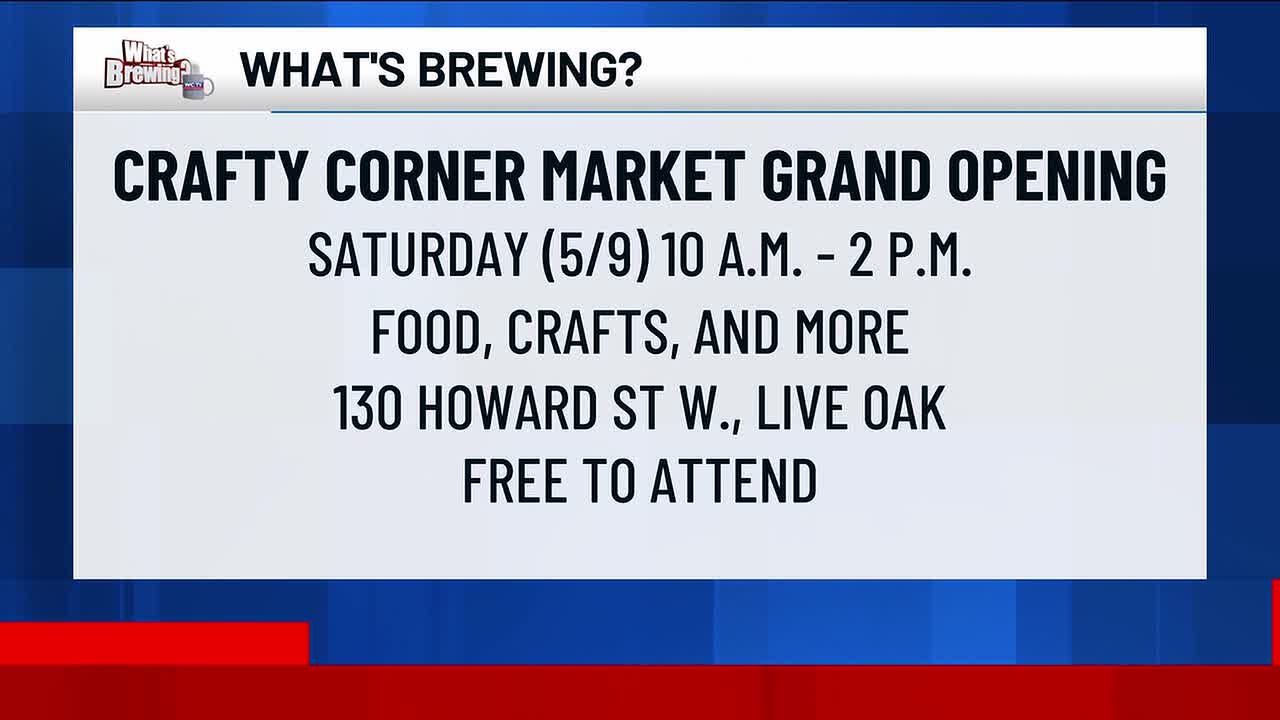 What’s brewing - Crafty Corner Market grand opening