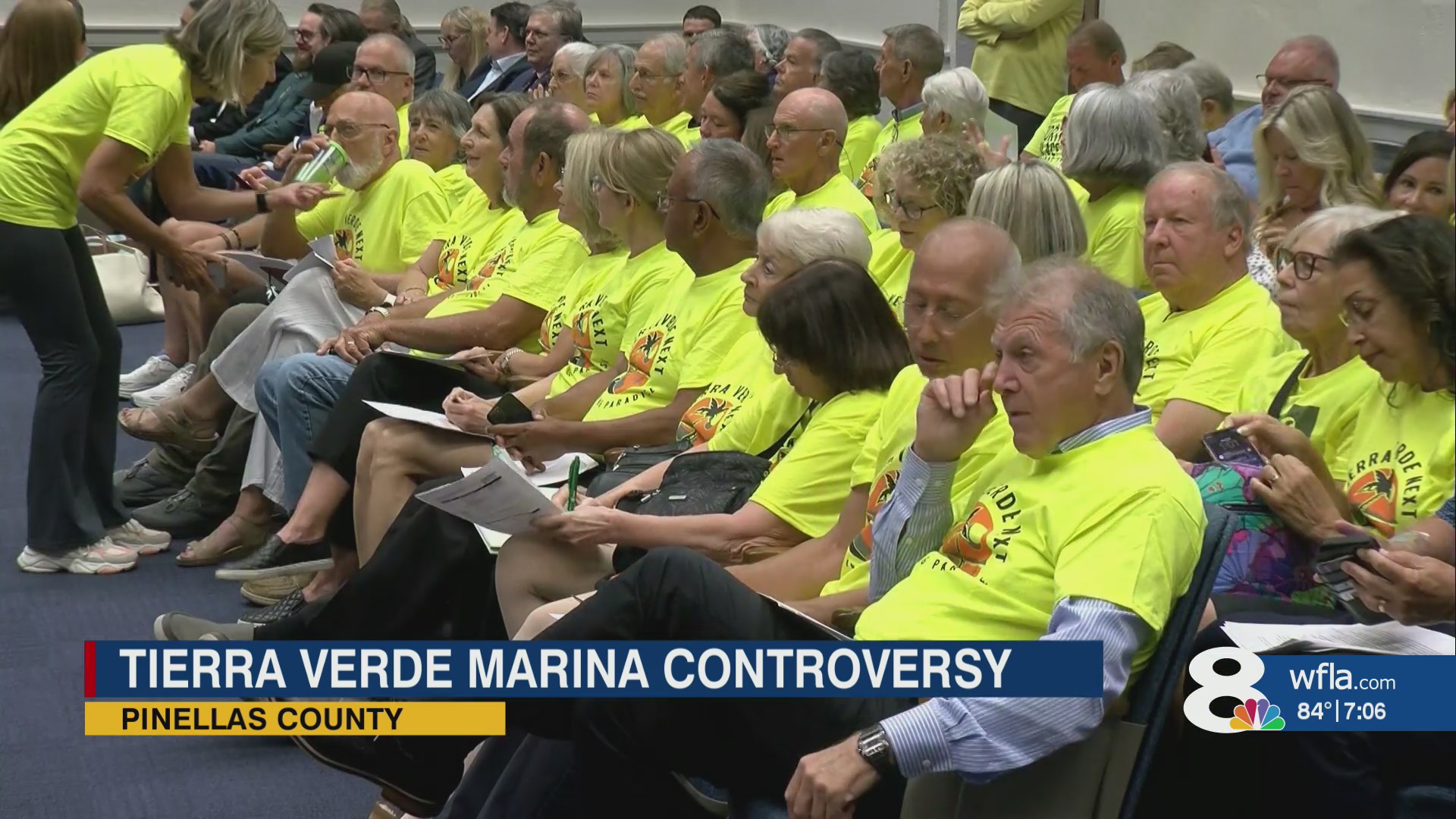 Residents crowd St. Petersburg City Hall ahead of Tierra Verde Marina ...