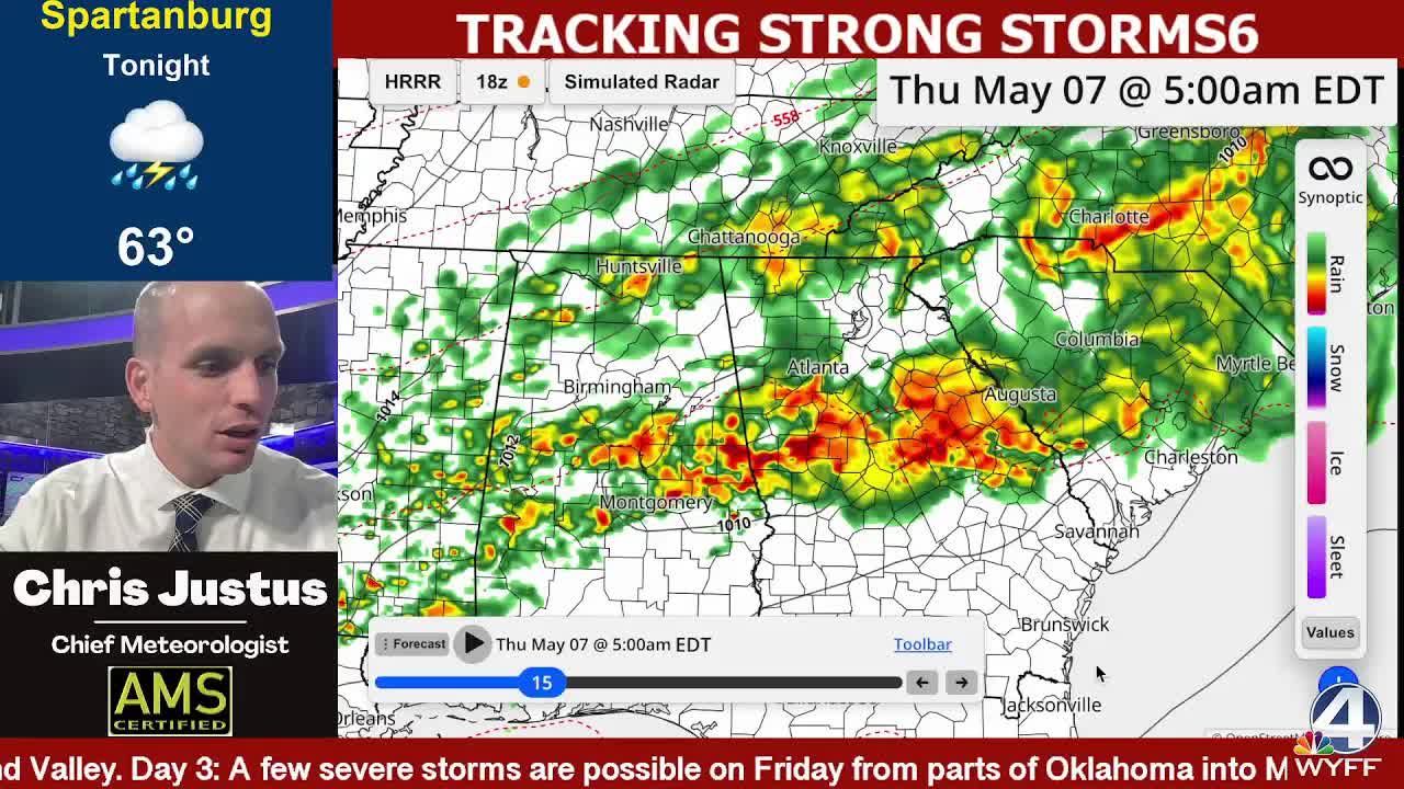 Tracking severe storms live with Chris Justus