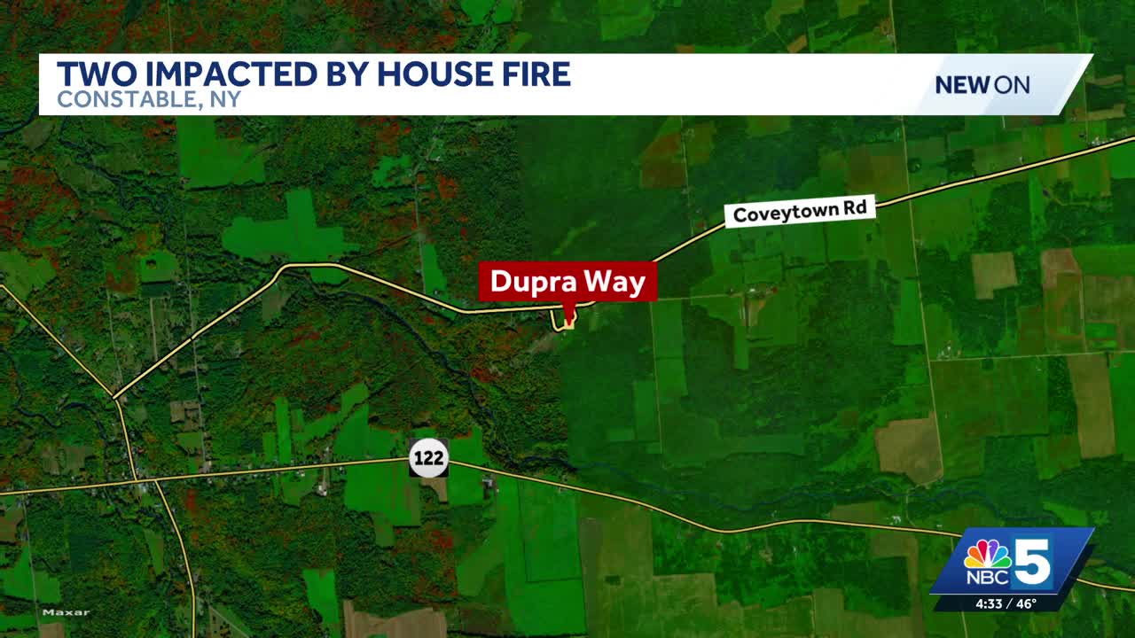 Several pets killed in Franklin County, New York house fire