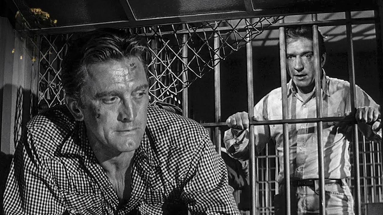 The great escape (Kirk Douglas scene) Lonely are the brave