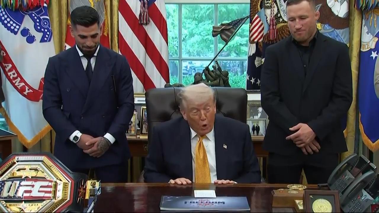 Trump hosts UFC fighters ahead of White House event in June