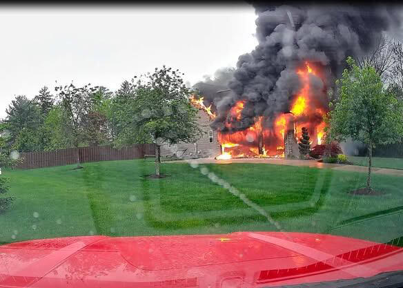 Medina firefighter injured during house fire