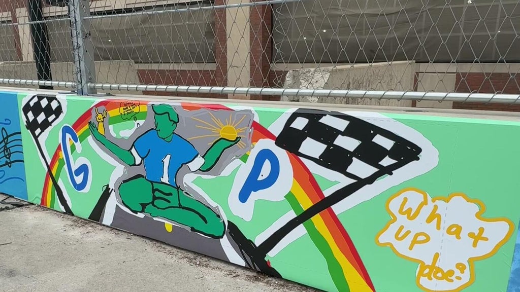 Detroit Grand Prix reveals murals designed by students