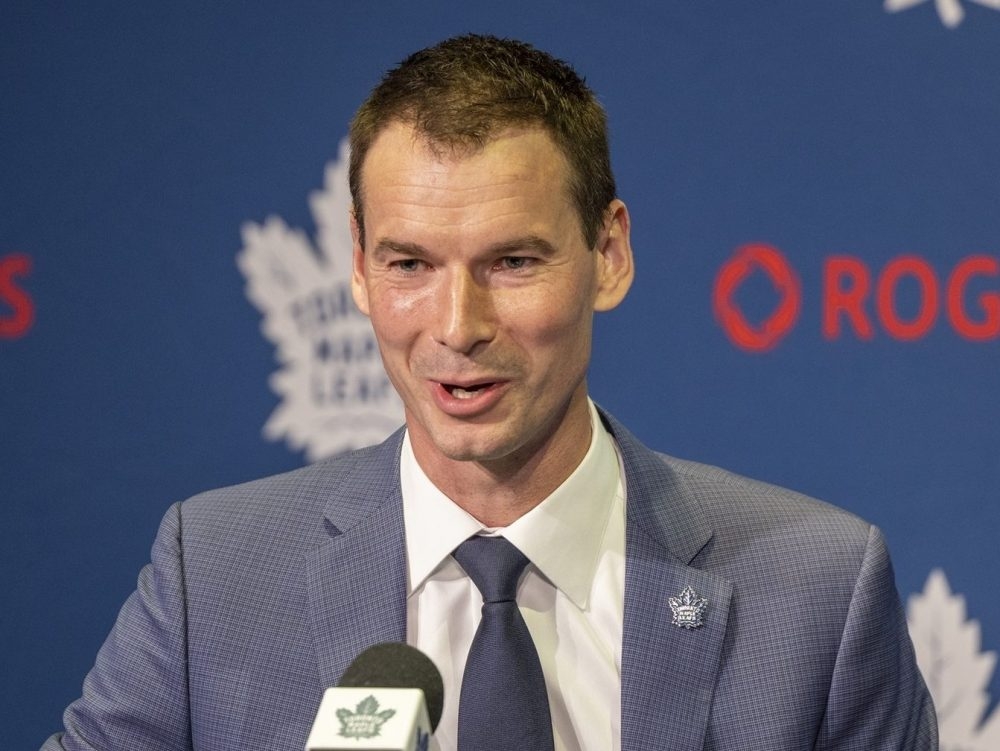 New GM John Chayka meets his scouts, gets down to business with Leafs