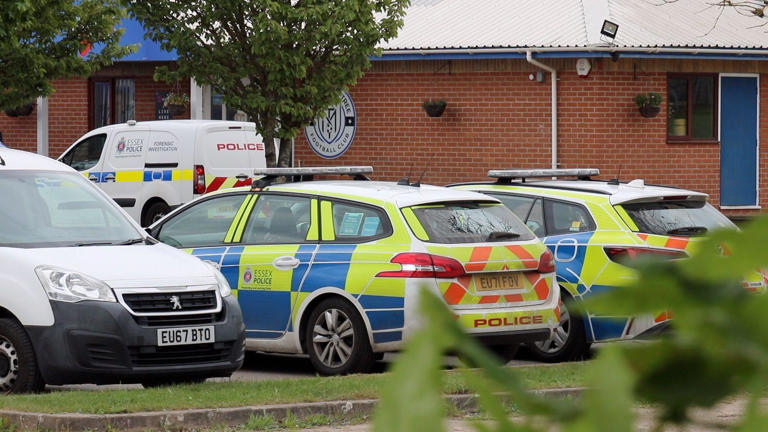 Police activity at football club disrupts polling