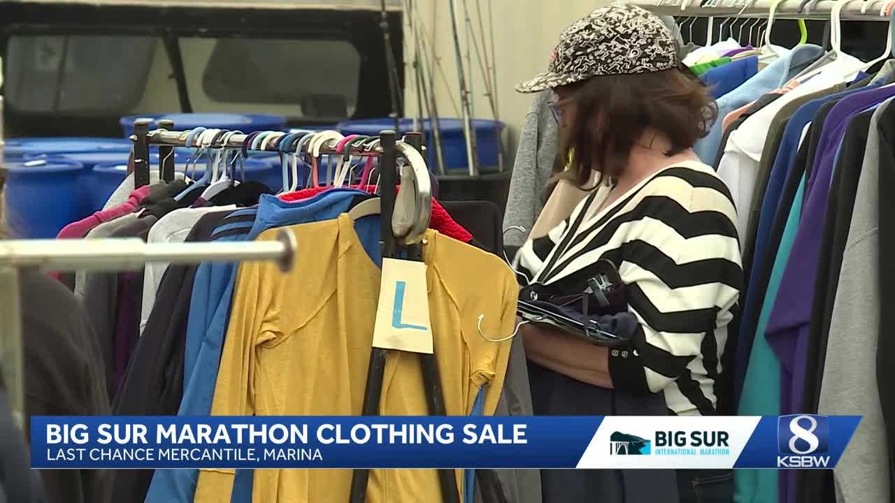 Big Sur Marathon discarded clothing sale cuts waste, helps shoppers