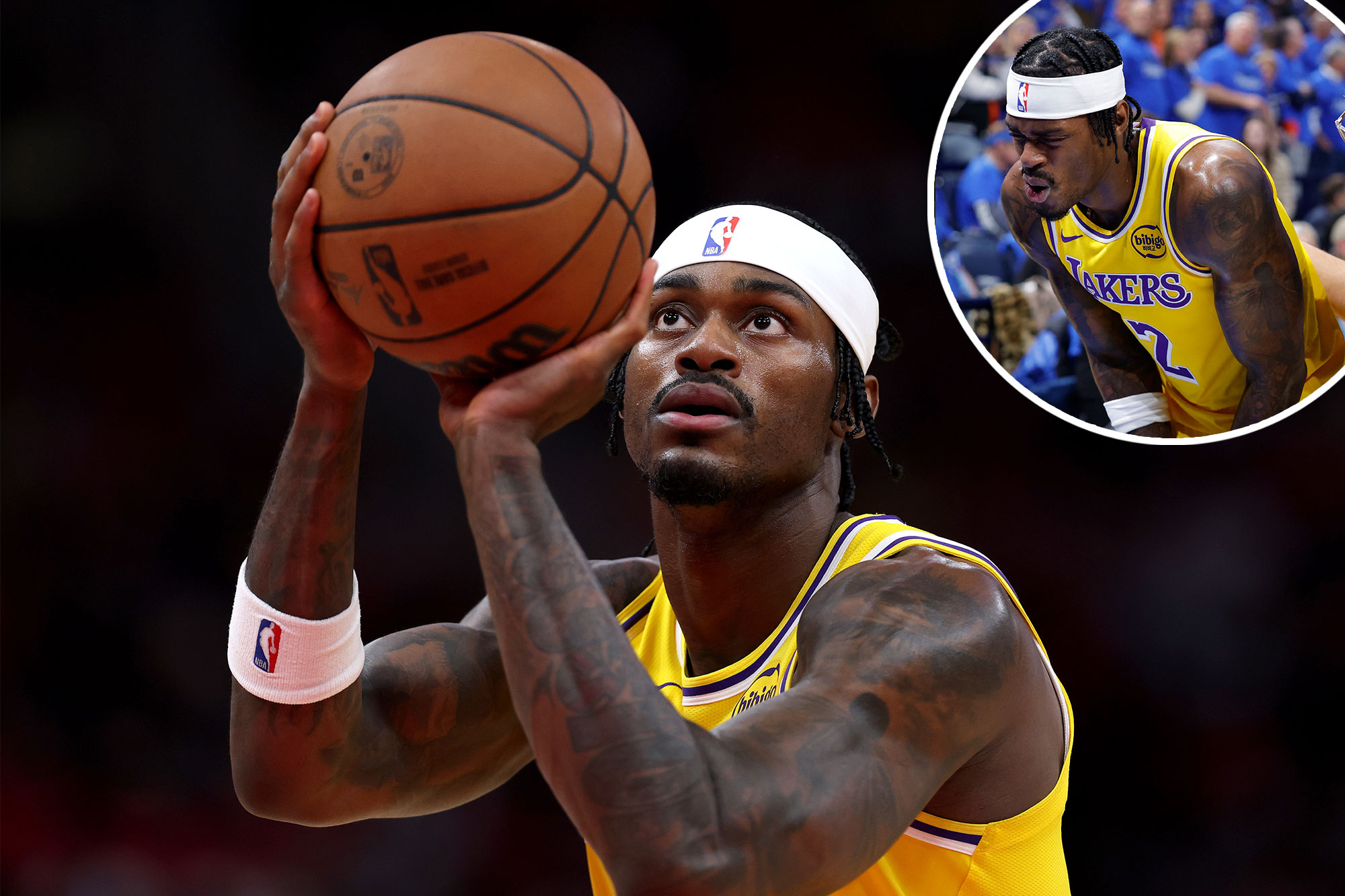 Lakers’ Jarred Vanderbilt 'day to day' after gruesome finger injury