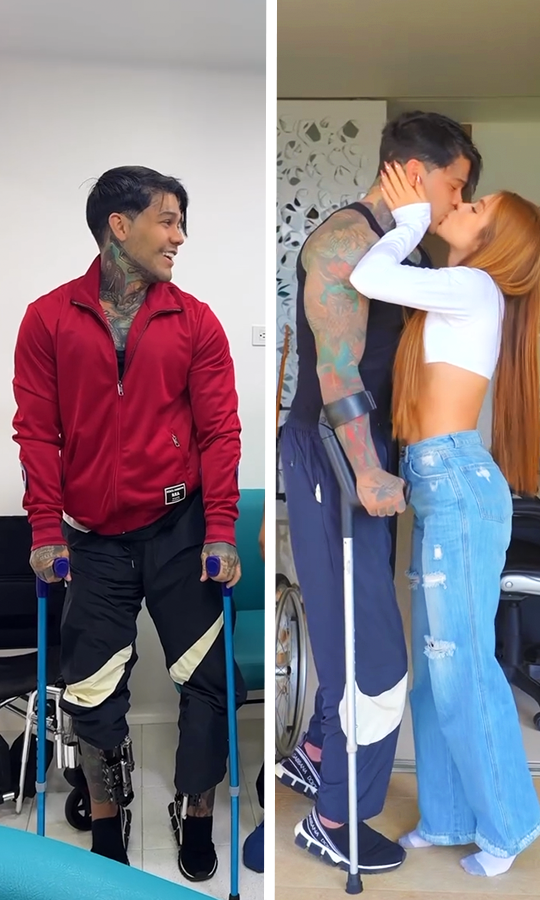Influencer makes his legs longer 👀
