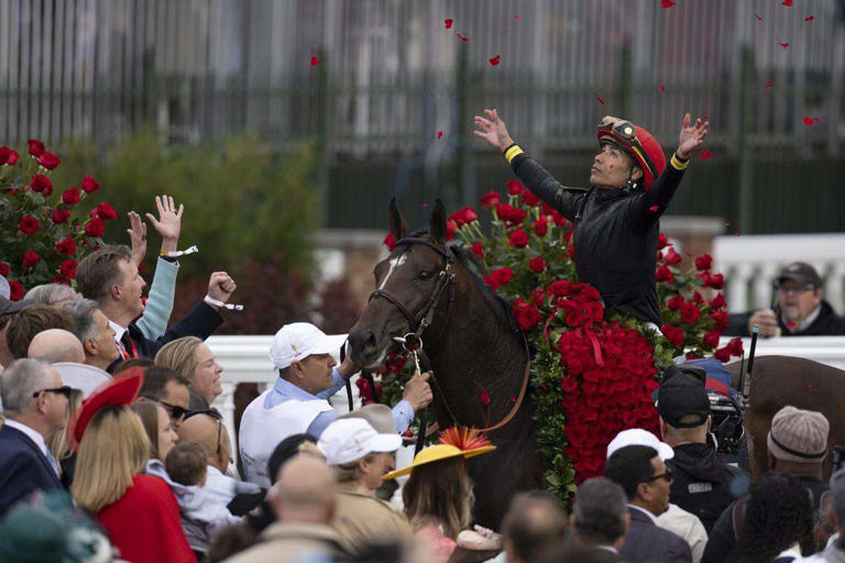 Kentucky Derby winner Golden Tempo won't race in the Preakness Stakes