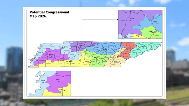 Tennessee Republicans file new congressional map proposal as Capitol ...