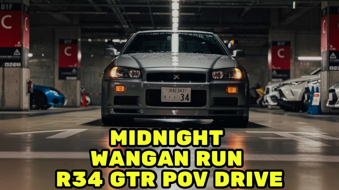 Nissan Skyline R34 GT-R POV drive feels straight out of Tokyo