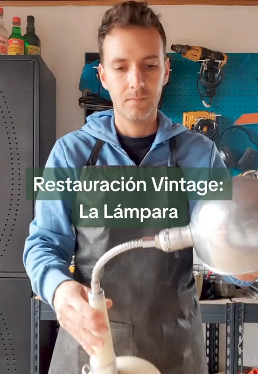 Restaurando una lámpara vintage