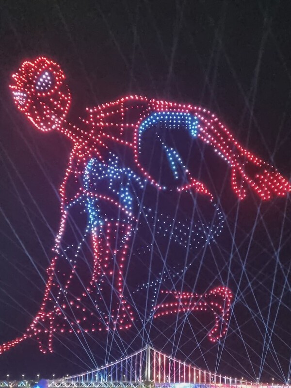 Gwangalli M drone show 2026: BTS special & Spider-Man spectacle in Busan