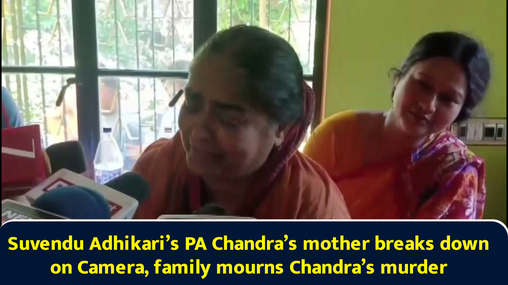 Suvendu Adhikari’s PA Chandra’s mother breaks down on camera, family ...