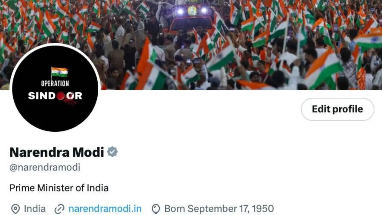 PM Modi marks Operation Sindoor anniversary with new X profile picture
