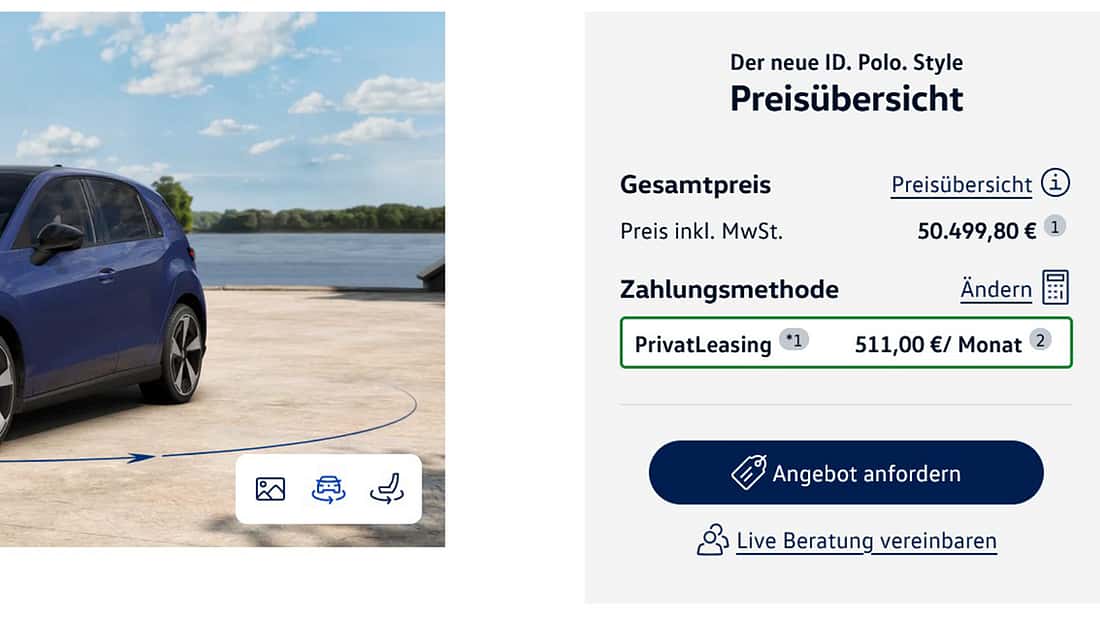 VW ID. Polo im Konfigurator: Bis 50.500 Euro mit Extras und Zubehör