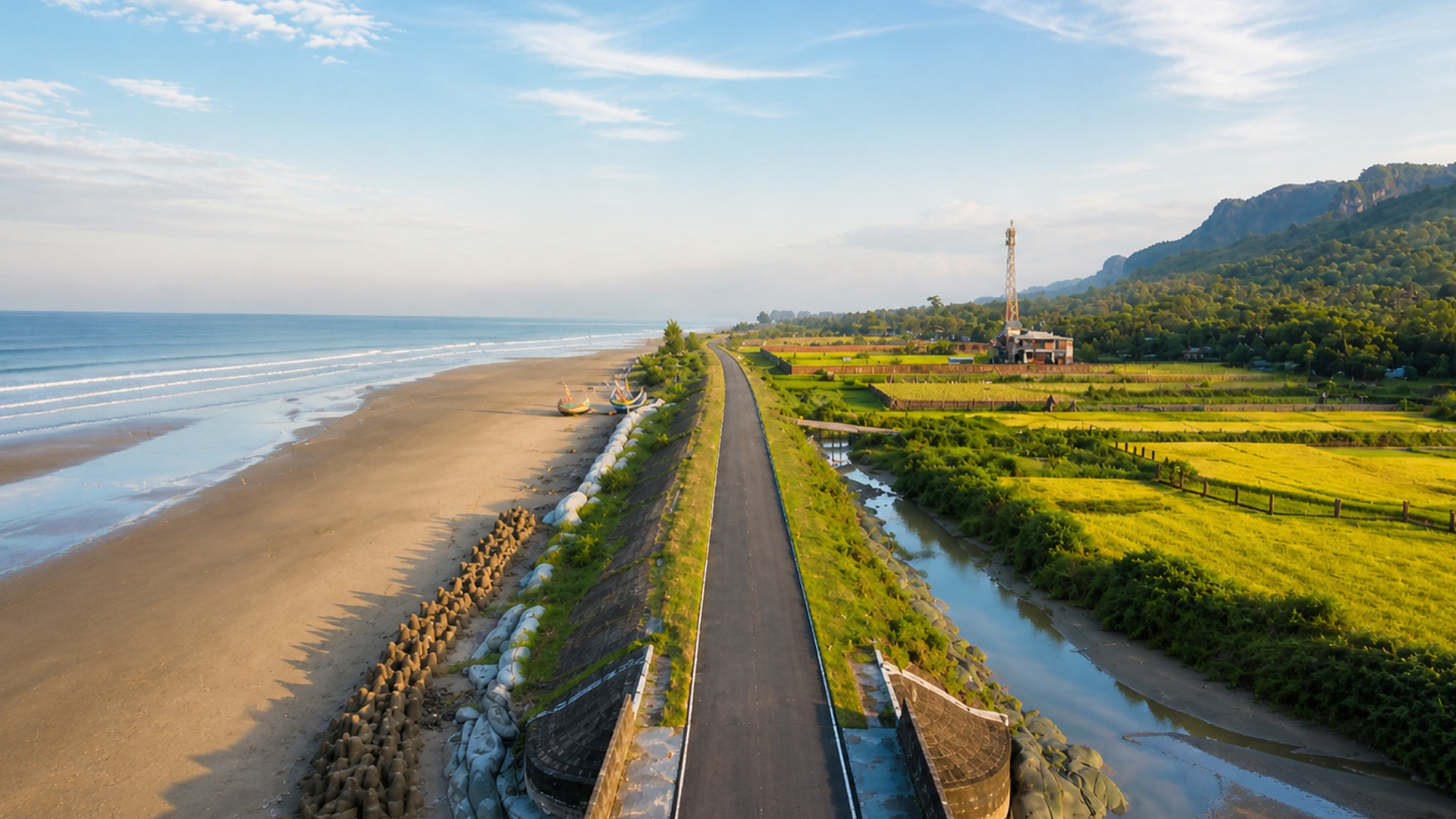 A coastal road few people notice