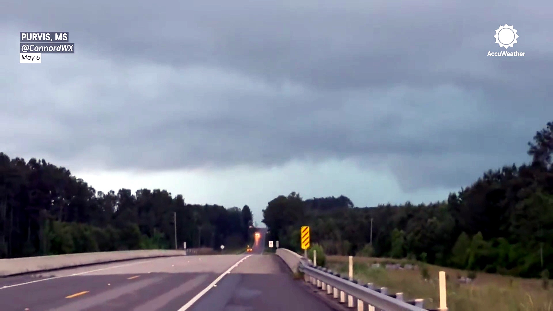 Tornadoes and nonstop lightning roar through Mississippi and Alabama