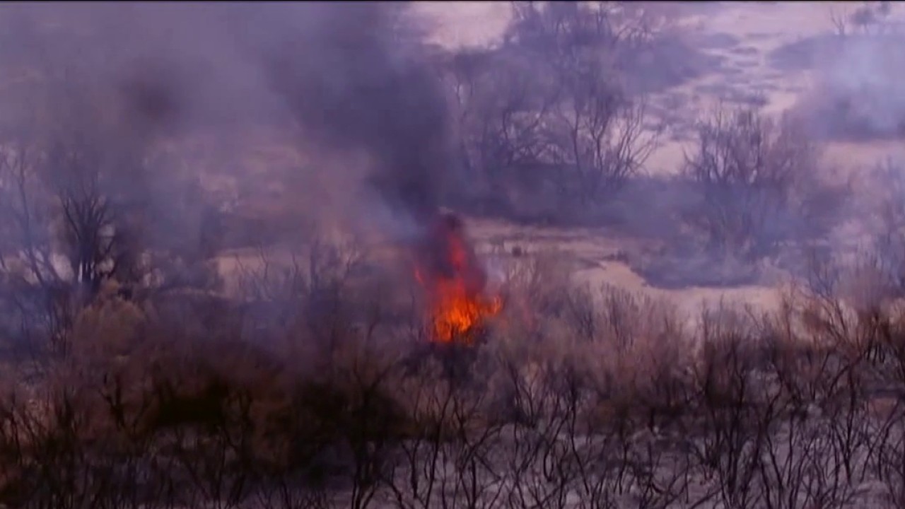 Hazen fire: Containment at 45% as blaze increases to 1,191 acres