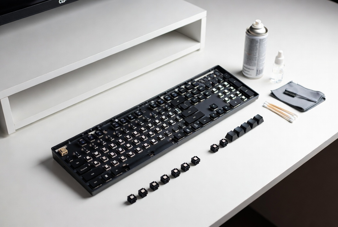 Come detergere la tastiera del computer in modo funzionale