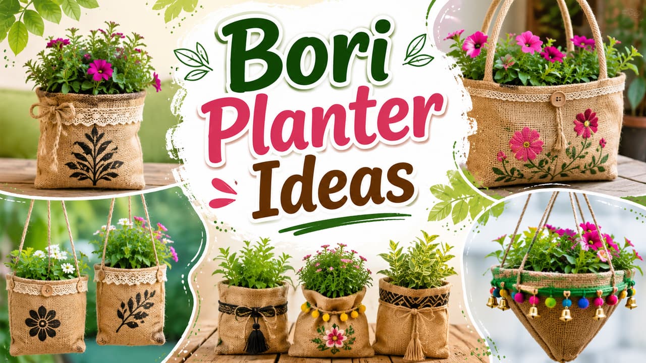 Bori planter: ₹10 की बोरी से बनाएं खूबसूरत DIY प्लांटर, गर्मी में पौधों ...
