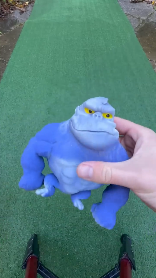King Kong flooded my garden: giant backyard chaos in real life