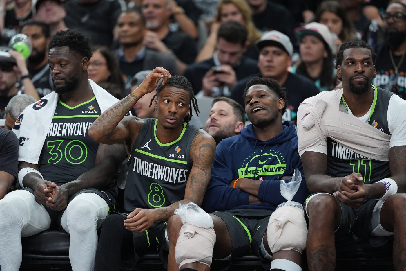 Wembanyama, Spurs take out frustration on Timberwolves to even ...