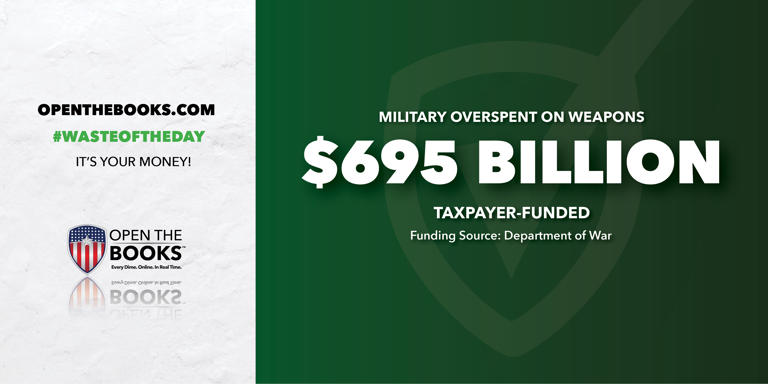 Waste of the day: Weapons cost overruns