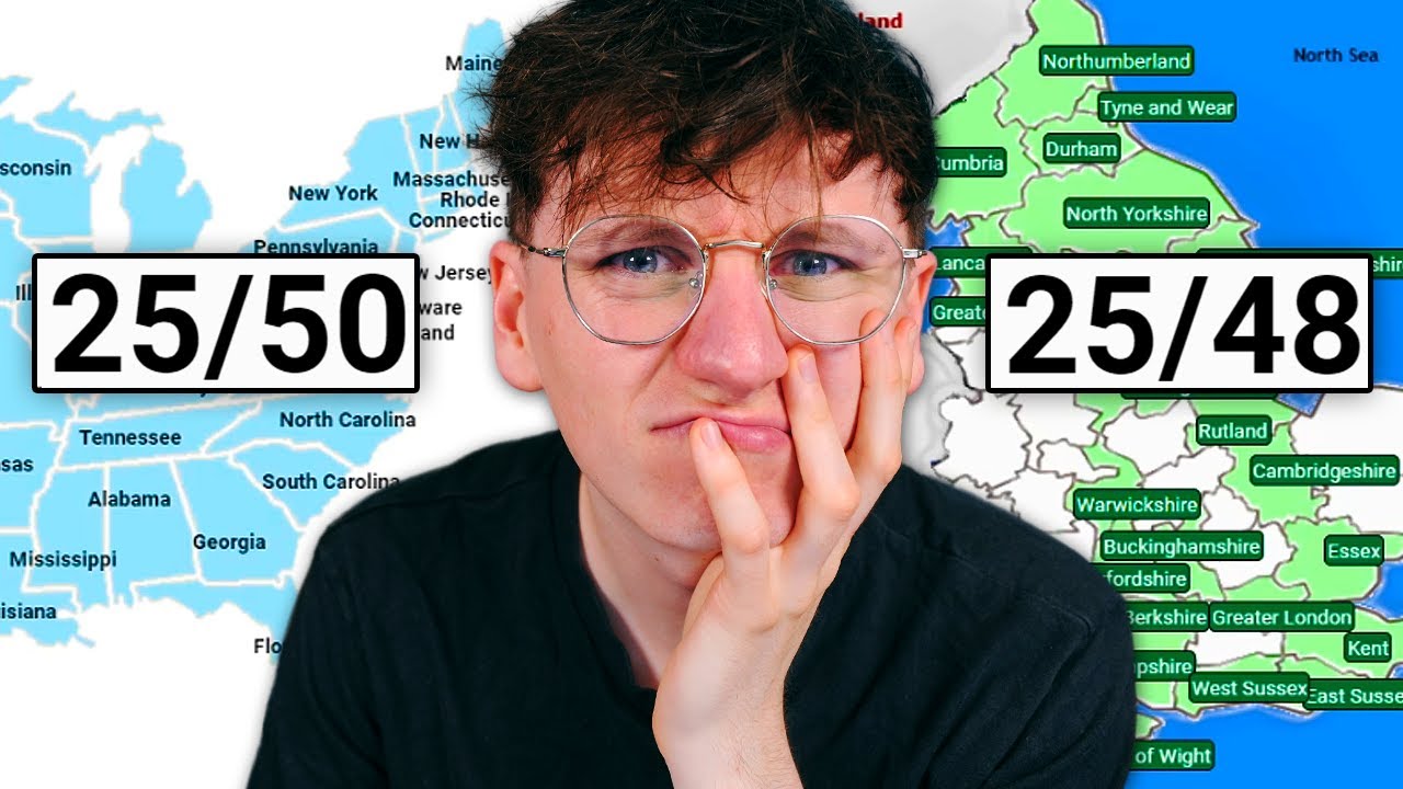 Can I name every US state & English county simultaneously?