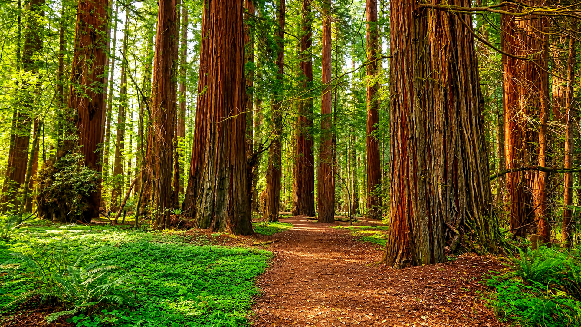 Rockefeller Loop Trail is a beautiful California forest walk (4K)