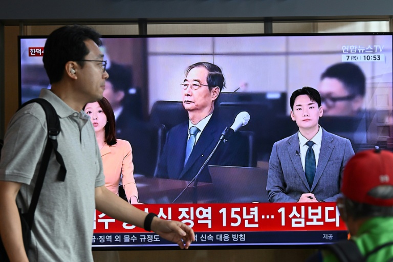 South Korea ex-PM's martial law sentence cut to 15 years on appeal