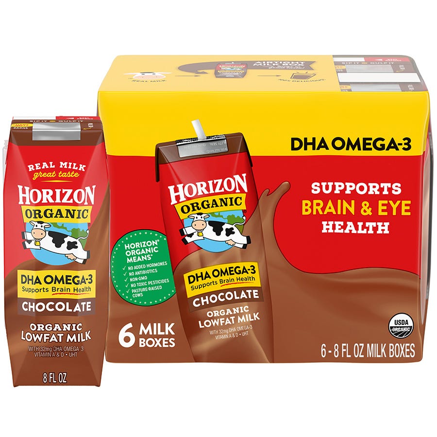 Horizon Organic chocolate milk boxes recalled due to packaging issue