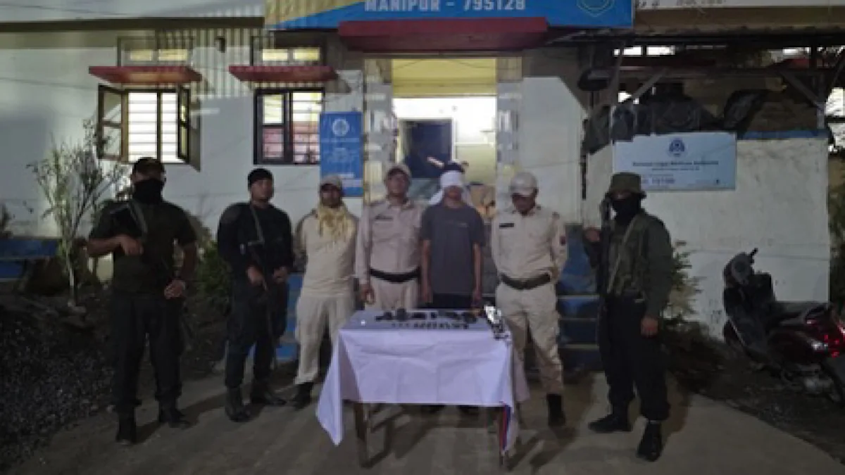 Six militants, including woman cadre arrested in Manipur; arms cache seized