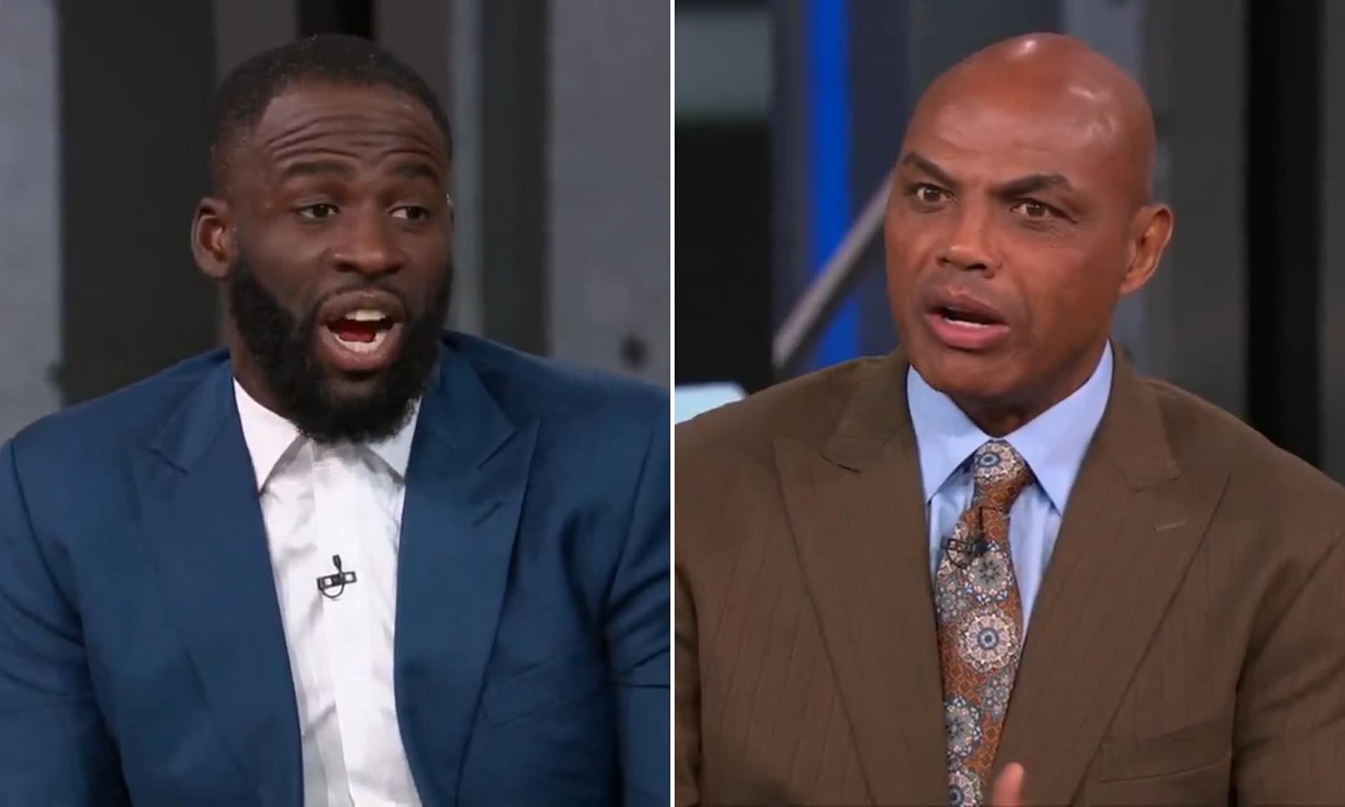Charles Barkley fans rush to his defense after Draymond Green's awkward ...