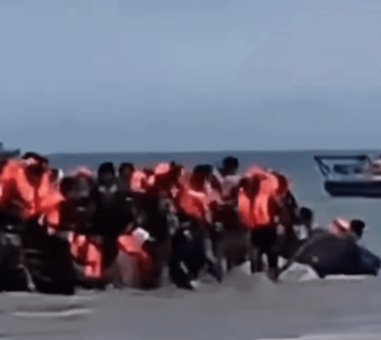 French police face human rights probe for popping inflatable migrant ...