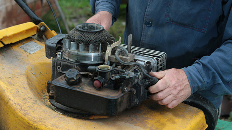 What's the average lifespan of a lawn mower engine?