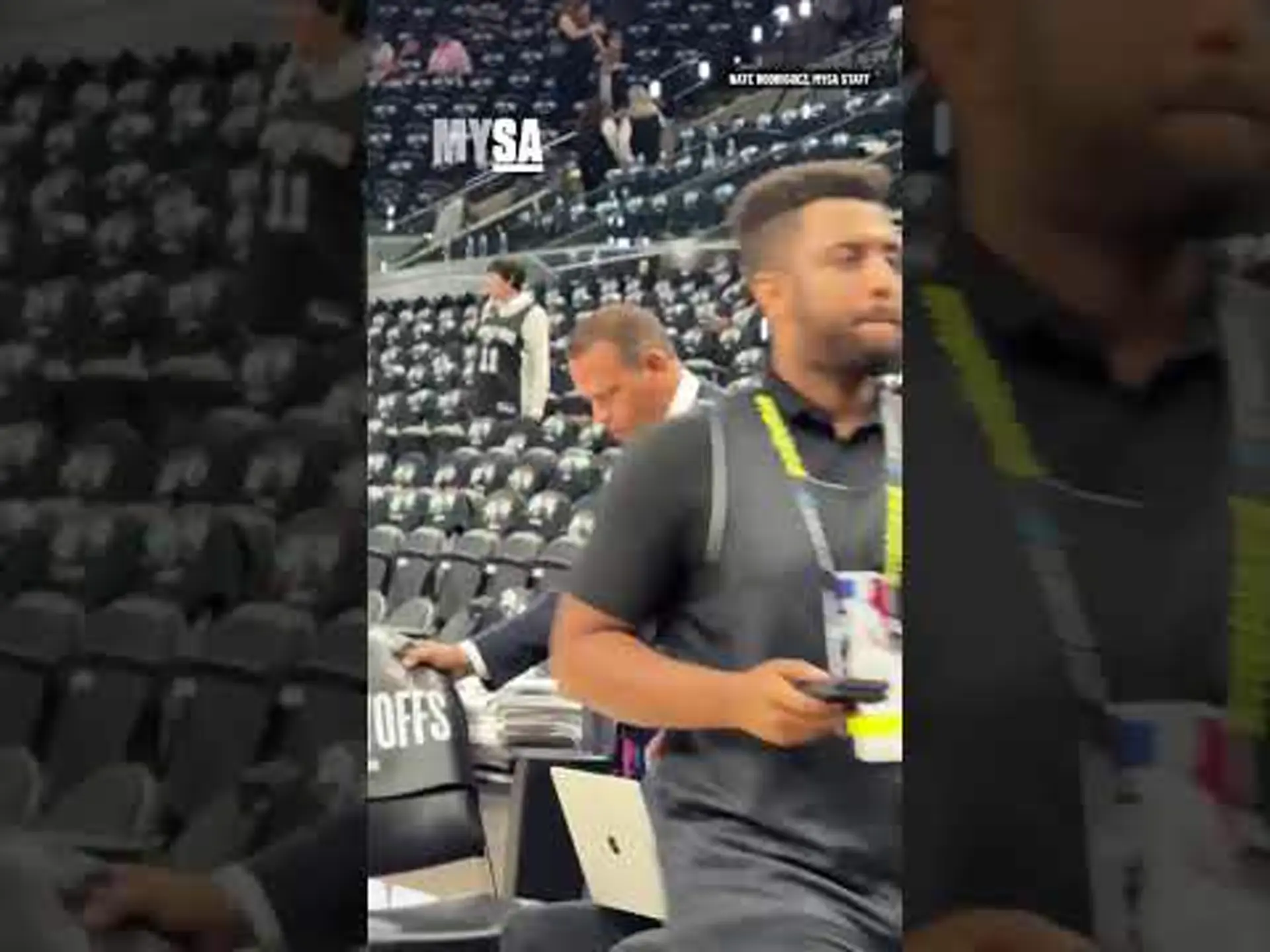 James Goldstein, A-Rod spotted at Game 2 Spurs vs T'Wolves