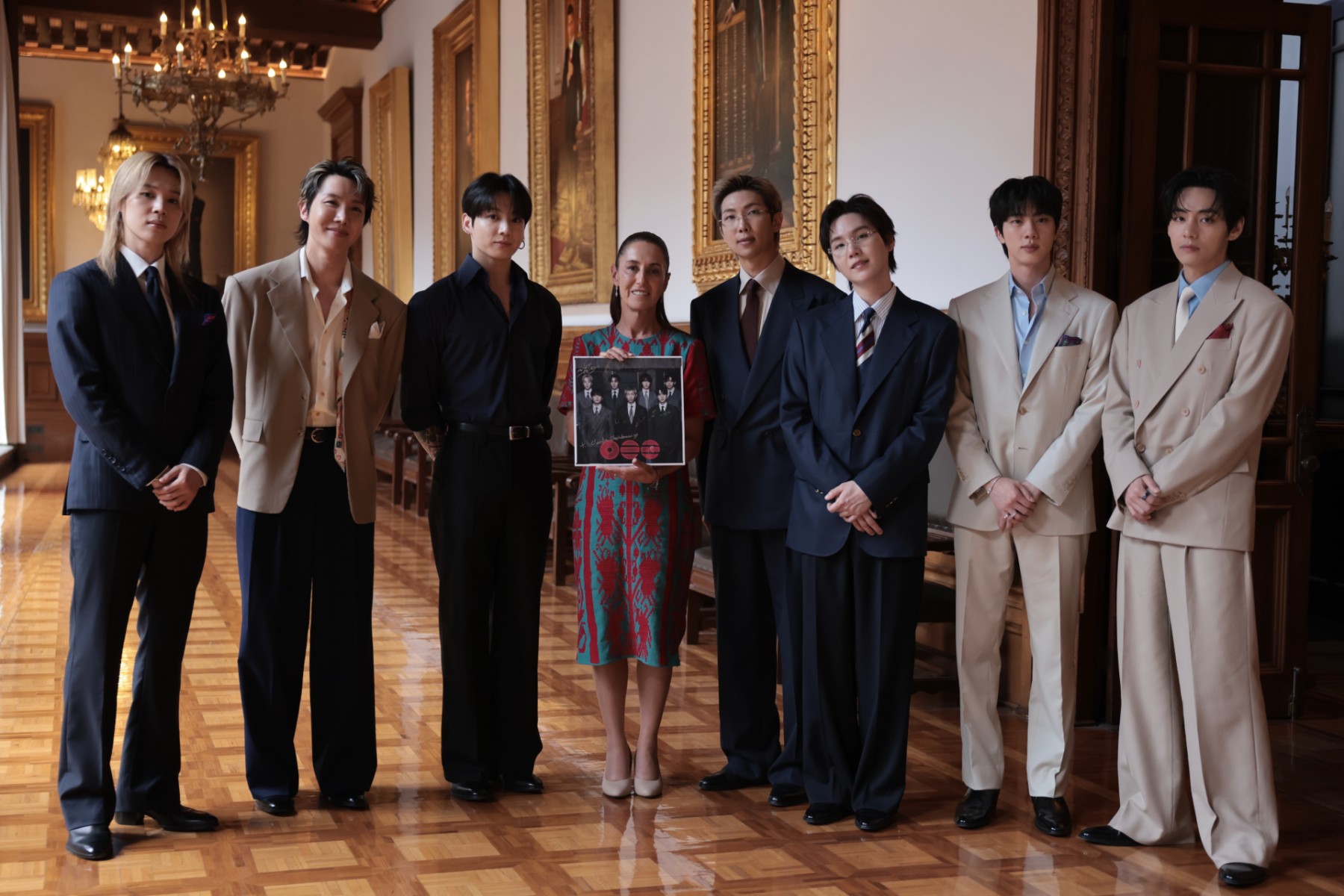 BTS announces 'behind-the-scenes' at Mexico's National Palace