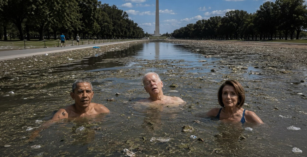 ‘Dumacrats Love Sewage’: Trump Posts Image of Obama, Biden, Pelosi ...