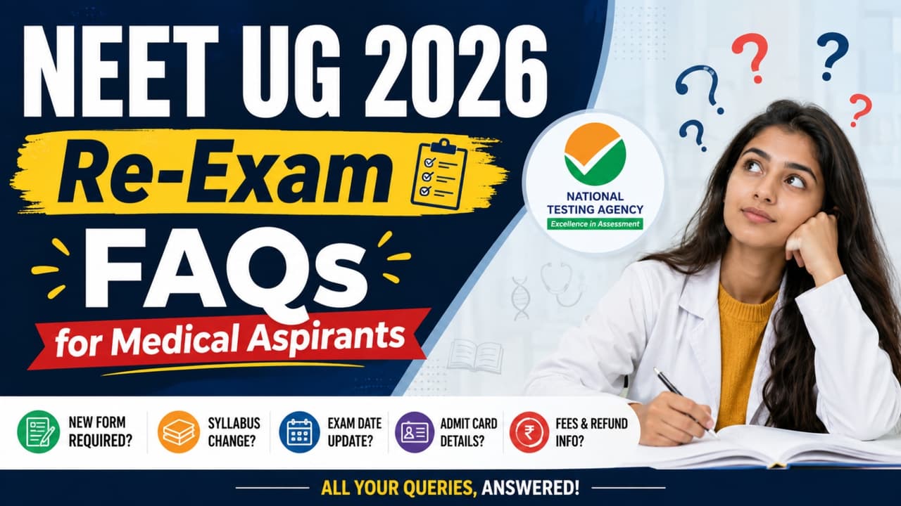 NEET UG 2026 re-exam latest updates: Date, registrations, fees, and ...