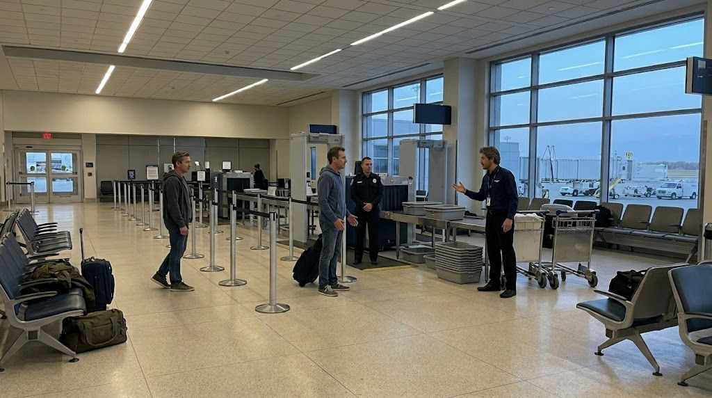 When airport style becomes a boarding problem