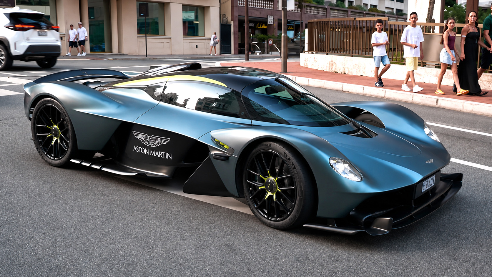 Rare Aston Martin Valkyrie steals attention on Monaco streets