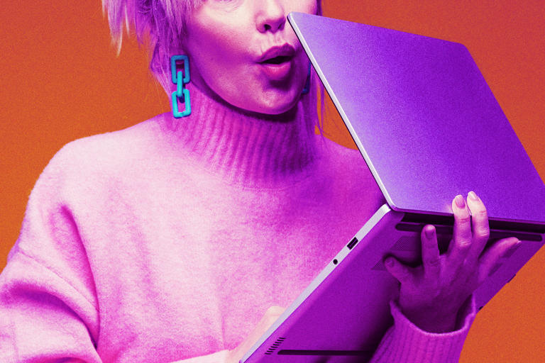 Husband alarmed as wife starts whispering quietly to her computer