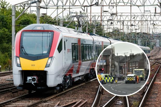 Train services face disruption until the end of the day after crash